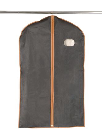 WENKO Wenko 3792370100 Kleidersack Travel Kunststofffilm, 60 x 100 cm, schwarz-braun