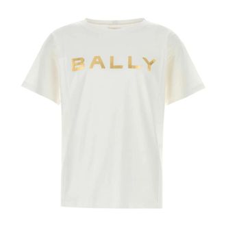 Bally Wei&szlig;es Baumwoll-T-Shirt - - Tops - Herren - Wei&szlig; - S