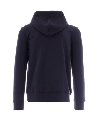 K-Way Mens Hooded Sweatshirt Antony French Terry Blue Depth Cotton Sweatshirts Sweater