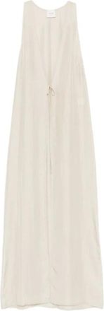 Alysi Femme, Robes, Beige, Taille: 38 FR Maxi Dress
