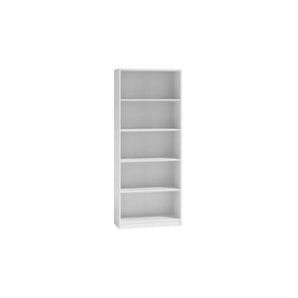 Hucoco Hucoco - florence - Biblioth&egrave;que contemporaine 5 niches salon/bureau/chambre 30x60x182 - Meuble de rangement multifonctionnel livres d&egrave;co