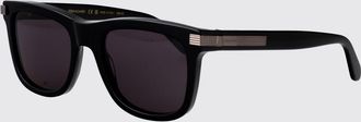 Ferragamo Lunettes de soleil aviateur rectangulaires en ac&eacute;tate avec logo