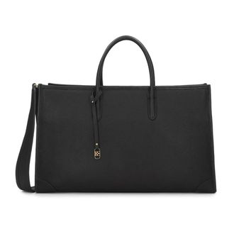 Kazar Kazar Schwarze Leder Aktentasche im Smart Office Stil - - Bags - Damen - Schwarzk - ONE SIZE