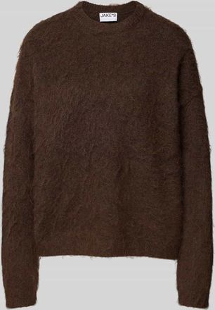 Jake*s Relaxed Fit Strickpullover Mit Woll-Anteil