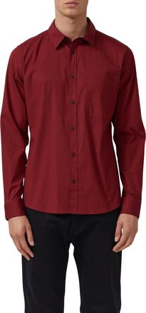 s.Oliver Slim Fit: Gemustertes Hemd mit Kentkragen