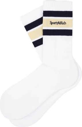 Sporty & Rich Femme, Sous-v&ecirc;tements, Blanc, Taille: ONE Size Srhwc Socks