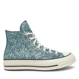 Converse Sneakers aus Stoff Converse Chuck 70 Glitter Hi A10097C 486 Blau
