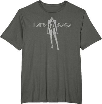 Lady Gaga Offizielles Lady Gaga Lightning White Logo T-Shirt