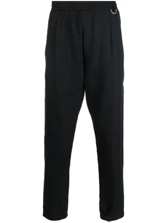 low brand pantalon droit en lin - Noir