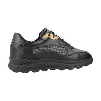 Geox Stylische Sneakers f&uuml;r Modebewusste Frauen - - Shoes - Damen - Schwarzk - 38 EU