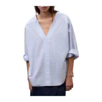 Ecoalf Ecoalf, Femme, Blouses et Chemises, Bleu, Taille: 36/38 FR Pia Shirt