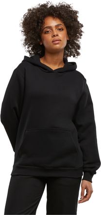 Urban Classics Herren Tb7435-ladies Organic Loose Brushed Fleece Hoody Sweatshirt, Schwarz, M EU