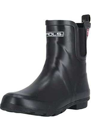 Mols Femme Silverwater Botte de Pluie, Noir 1001, 38 EU