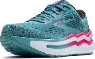 Brooks Femme Ghost Max 2 Women Sneaker, Storm Blue/Knockout Pink/Aqua, 37.5 EU