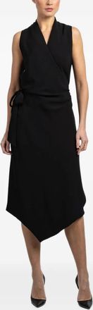 Peter Cohen Victor V-neck dress - Schwarz