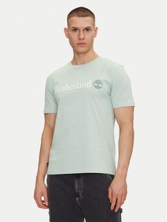 Timberland T-Shirt TB0A5UPQ Gr&uuml;n Regular Fit