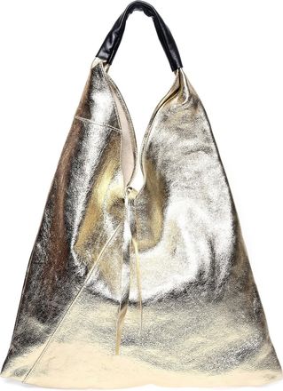 Isabella Rhea Gold Rindsledertasche
