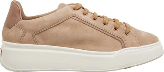 Max Mara Low-Top Sneaker - Supersuede - Gr. 39 (EU) - in Braun - f&uuml;r Damen