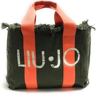 Liu Jo Borsa donna Liu-jo Shopping log stampato kaki scuro BS24LJ116 VA4203 T0300 Grande