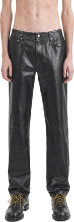 Maison Margiela Leather-effect Trousers