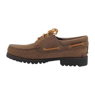Timberland Authentique Chaussure de Pont &agrave; OEillets - Homme - Chaussures - Brun - Taille: 43 EU