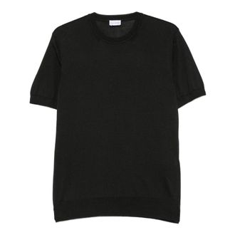 Pal Zileri T-shirt en m&eacute;lange de soie - Homme - Tops - Noir - Taille: L