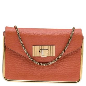 Chlo&eacute; Pre-owned Leder Schultertasche - - Pre-owned - Damen - Orange - ONE SIZE