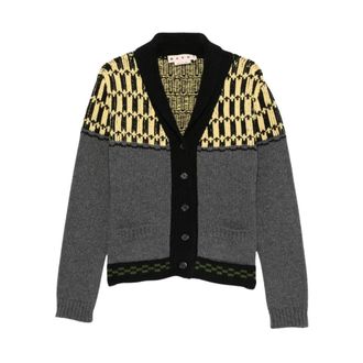 Marni Femme, Pulls, Multicolore, Taille: 38 FR Cardigan
