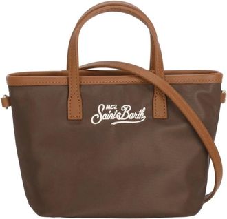 Saint Barth Femme, Sacs, Brun, Taille: ONE Size City Bag Mini Nylon