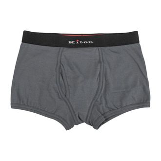 Kiton Cotton Ea Unterw&auml;sche - - Underwear - Herren - Grau - S