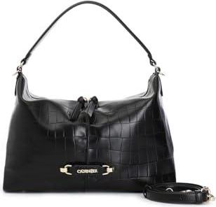 Cafènoir Sac À Dos Matelassé À Motif Losanges Et Rabat Matelassé À Motif Rayé, Pour Femme, Couleur Noir, Taille Taille Unique