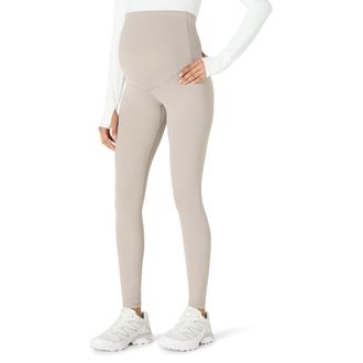 Amazon Essentials Damen Active FormFlex Buttery Soft Umstands-Leggings für Yoga und Workout, hoher Bund, volle Länge, Taupe, XXL