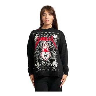 Ga&euml;lle Paris Femme, Pulls, Noir, Taille: 36 FR Pulls Noirs pour Femmes