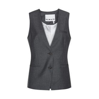 Remain Farbweste- Castlerock Kombination - - Jackets - Damen - Schwarzk - S