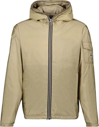 Moncler Homme, Vestes, Beige, Taille: L Evettes Hooded Jacket