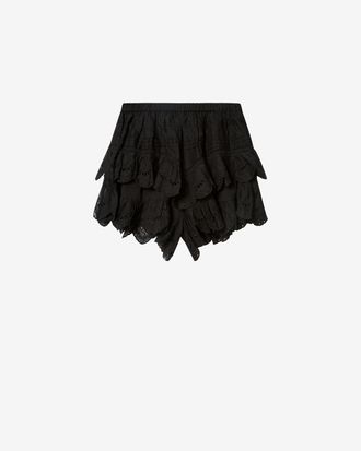 Isabel Marant Short Jocadia - Femme - Noir - Taille 34 - Marant &Eacute;toile