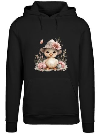 F4NT4STIC Pullover Süßes Oster Küken mit Hut