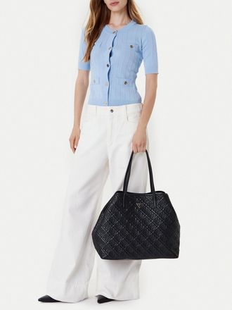 Guess Handtasche Guess Adelasia HWQL96 58240 Schwarz