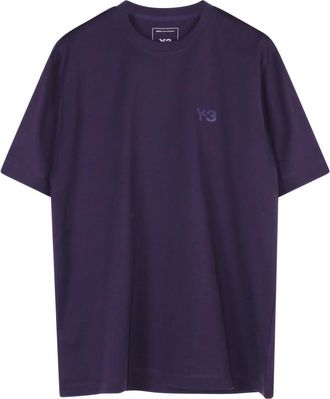 Yohji Yamamoto Homme, Tops, Violet, Taille: XL T-shirt Regular Manches Courtes