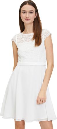 Vera Mont Damen 0255/4825 Kleid, Gebrochenes Weiß, 42