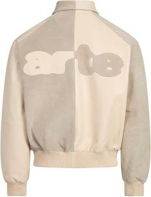 Arte Blouson &agrave; logo en cuir