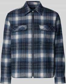 Mc Neal Regular Fit Hemdjacke mit Woll-Anteil