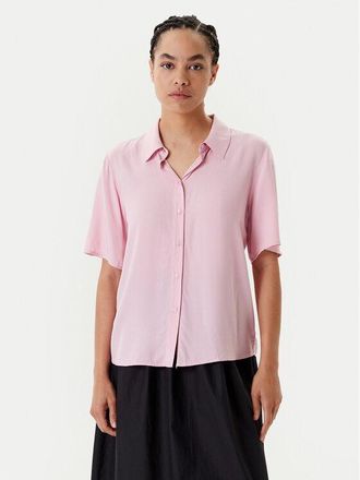 Benetton United Colors Of Benetton Hemd 5WPWDQ0B1 Rosa Regular Fit