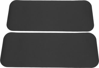 BESPORTBLE Gatuida 2 rutschfeste Trainingsmatten f&uuml;r Crosstrainer - Steppermatten f&uuml;r unter den Schreibtisch - Verbesserte Stabilit&auml;t und Bodenschutz, Schwarz