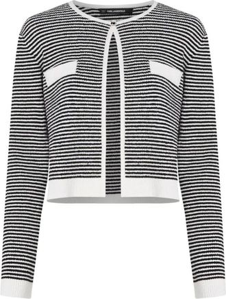 Karl Lagerfeld Femme, Pulls, Noir, Taille: 42 FR Gardigan Karlito