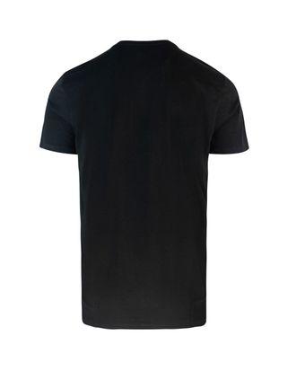 Lacoste Mens T-Shirt Pima Black Cotton T-Shirts And Polos