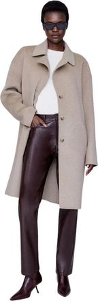 Anine Bing Femme, Manteaux, Beige, Taille: 40 FR Portia Coat