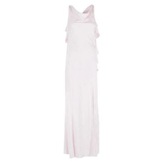 Rotate Rotate Birger Christensen, Femme, Robes, Rose, Taille: 34 FR Maxi Robe Cascade