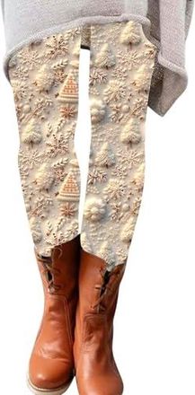 Generico Legging Femme &Eacute;l&eacute;gant Offre Legging Femme Coton Contenant Pantalon Jogging &Eacute;lastique Collants Femmes Fantaisie Sportifs Chauds Leggings Dr&ocirc;le pour No&euml;