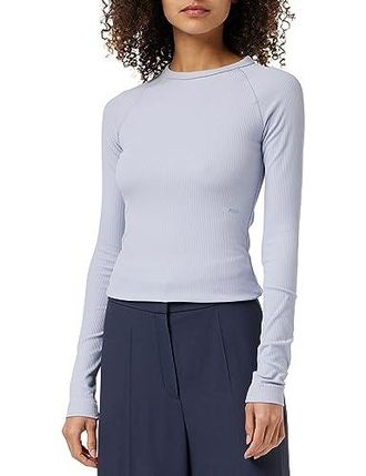 G-Star G-Star Femme Slim rib r t ls wmn, Gris (icelandic blue D23343-D493-G081), M
